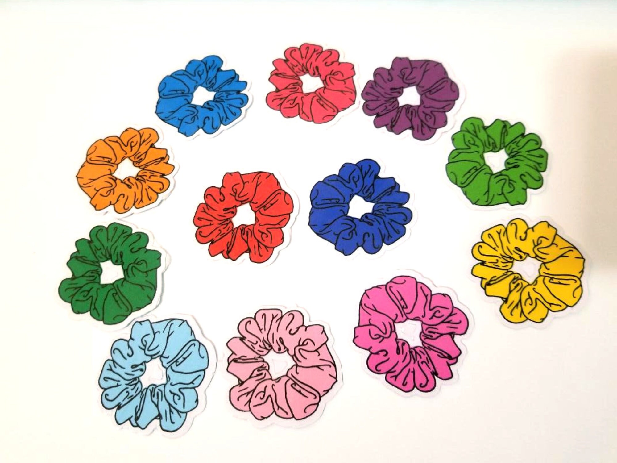 Scrunchie Sticker Pack VSCO Girl Sticker Set Cute | Etsy