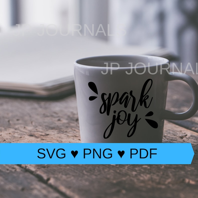 Spark Joy Clip Art PNG SVG PDF Make Your Own Printable - Etsy