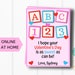 Preschool Daycare Printable Valentines Day Card Edit Online Print at ...