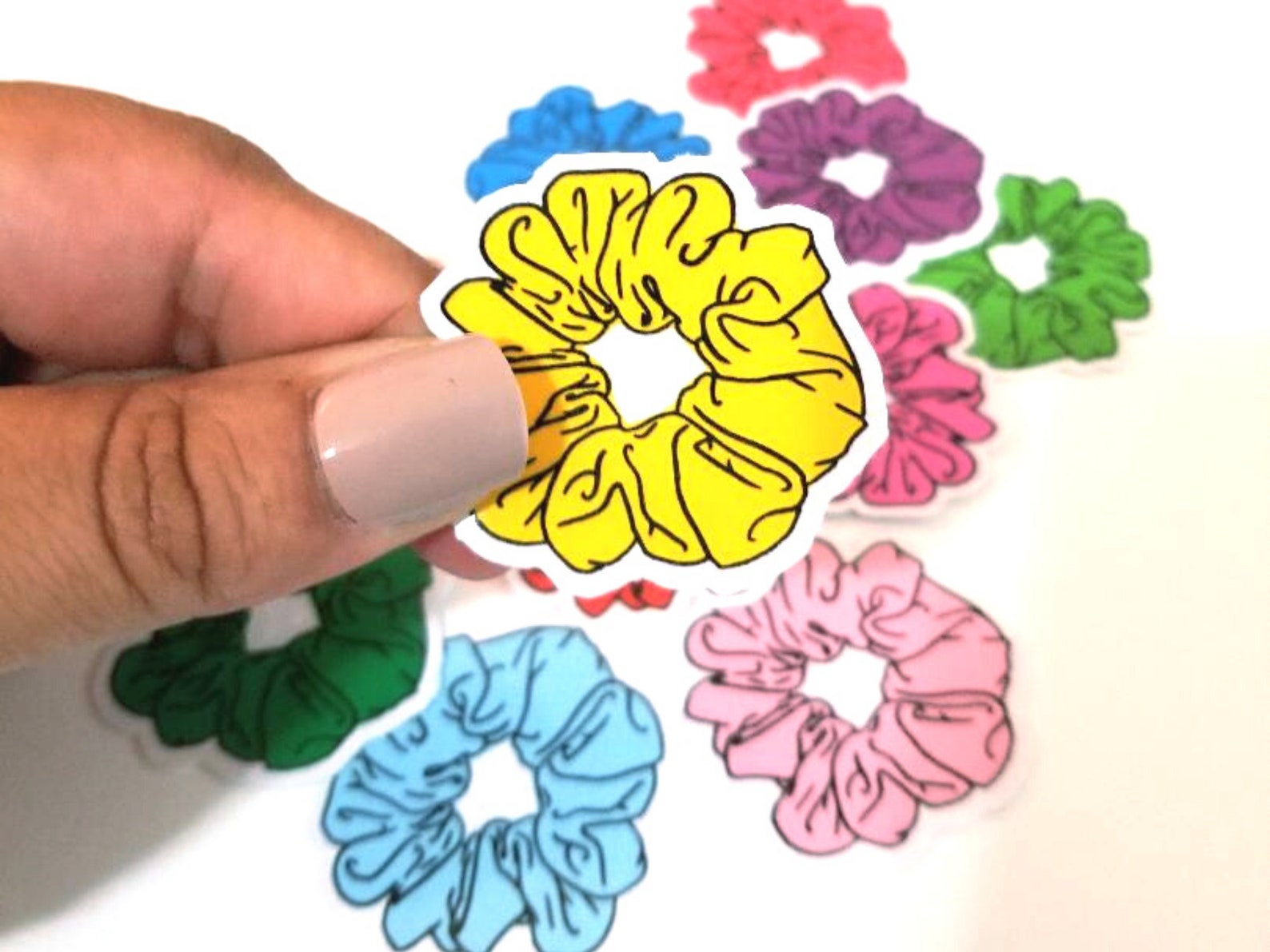 Scrunchie Sticker Pack VSCO Girl Sticker Set Cute | Etsy