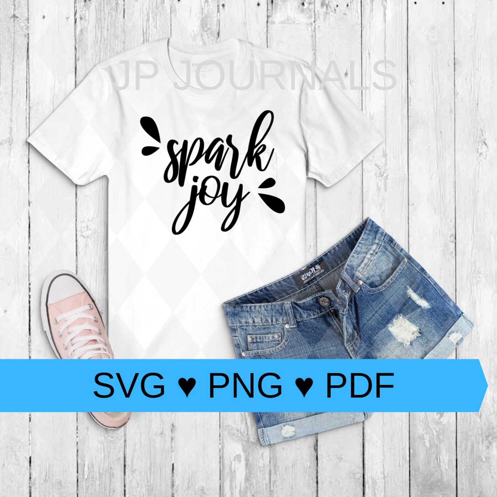 Spark Joy Clip Art PNG SVG PDF Make Your Own Printable - Etsy
