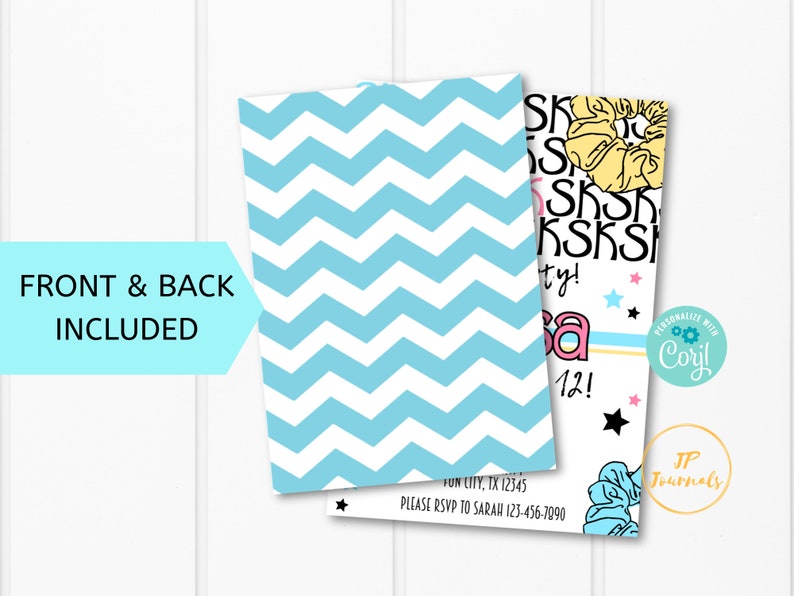 Printable VSCO Girl Birthday Party Invitation Template Edit | Etsy