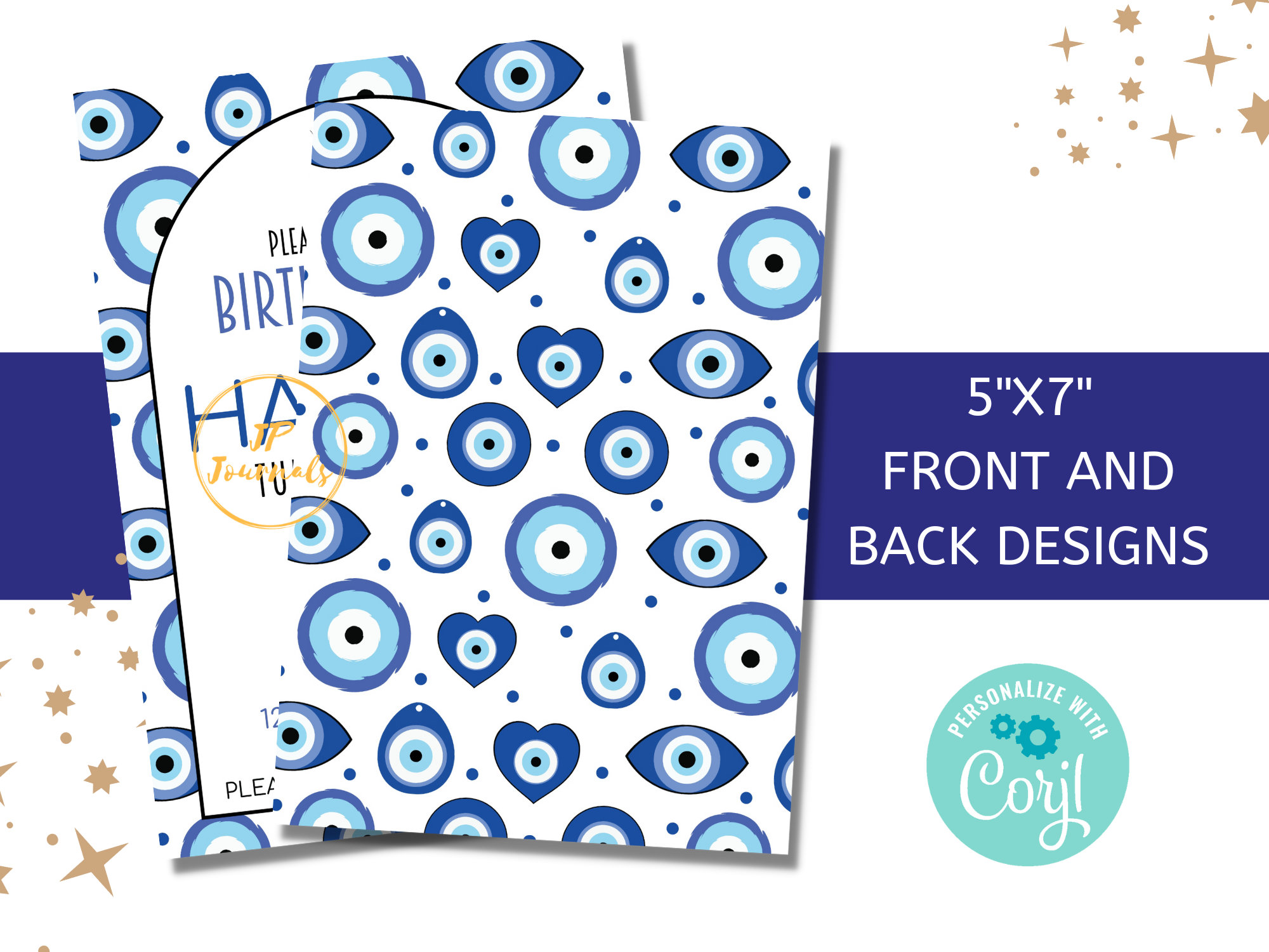 Evil Eye Birthday Party Invitation Template Evil Eye Birthday - Etsy ...