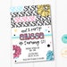Printable VSCO Girl Birthday Party Invitation Template Edit - Etsy