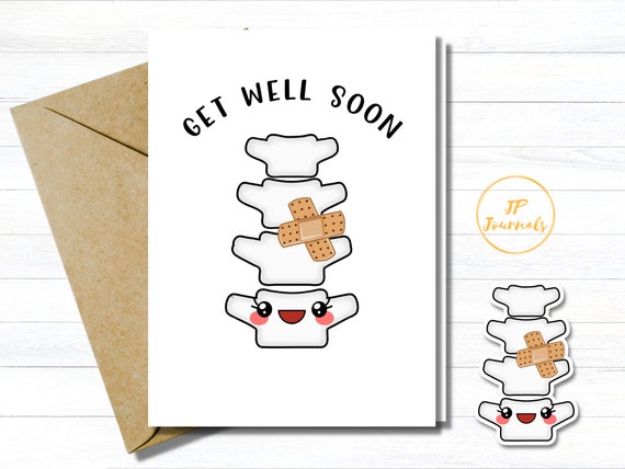 Spine Surgery Card Get Well Soon Card Spinal Surgery Gift - Etsy