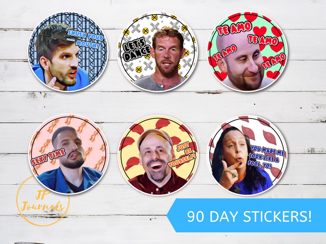 NEW 90 Day Fiance Sticker Set, Funny 90 Day Fiance Fan Gift - Etsy