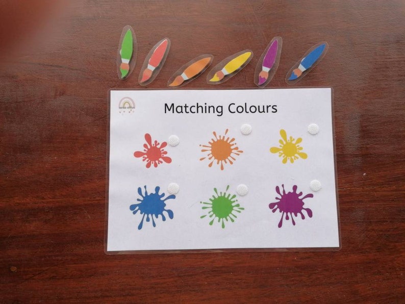 Colour Match Printable - Etsy