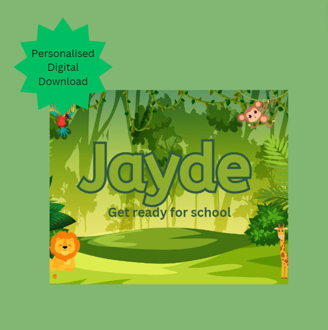 Jungle Get Ready for School Book, Letter Tracing, Number Tracing ...