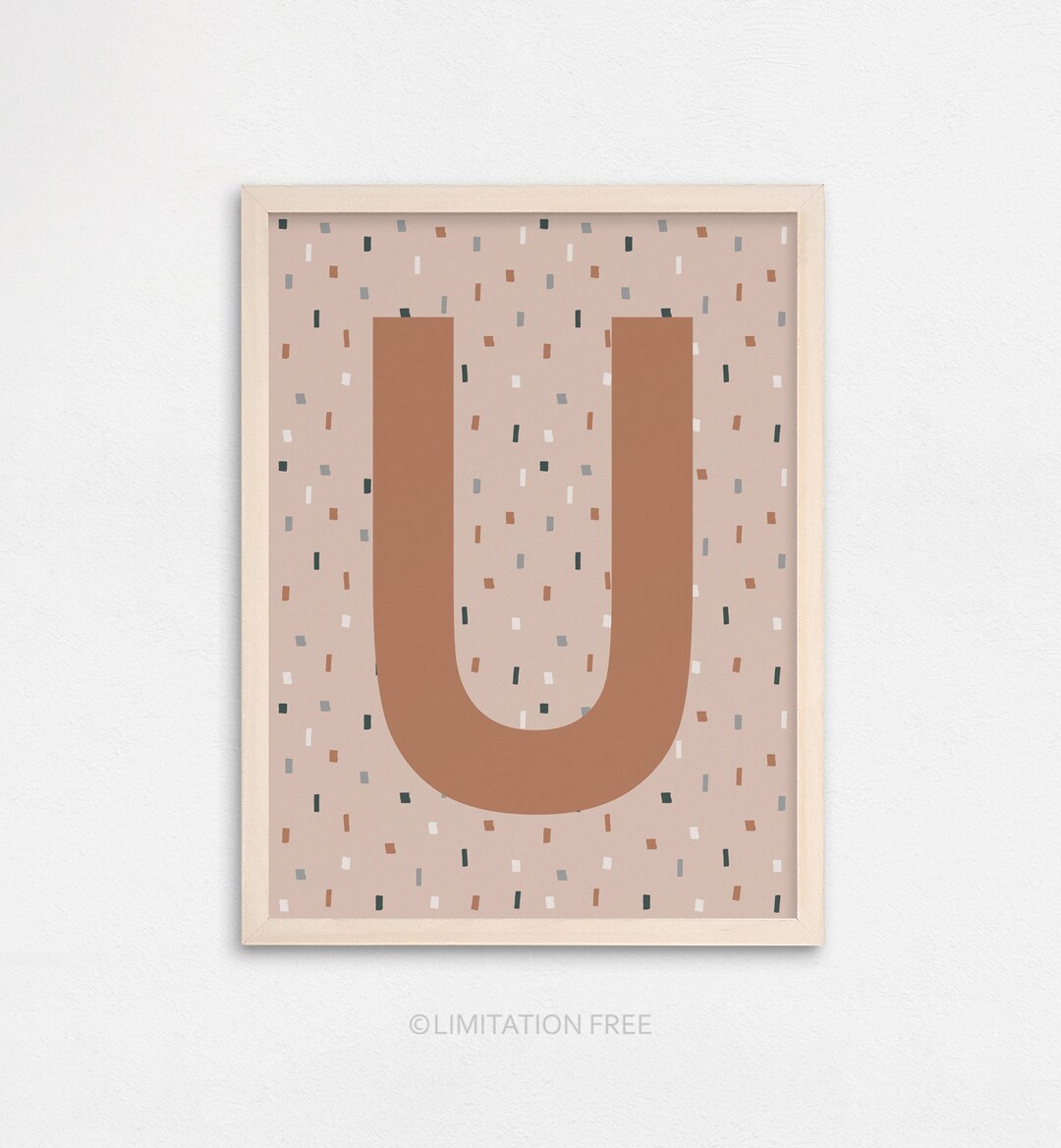 Kids Poster, Letter Print Nursery, Kids Wall Art, Nursery Name Poster ...