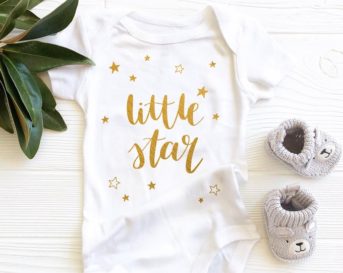 Little Star SVG, Star Svg, Baby Svg, Birth Announcement, Nursery Quote ...