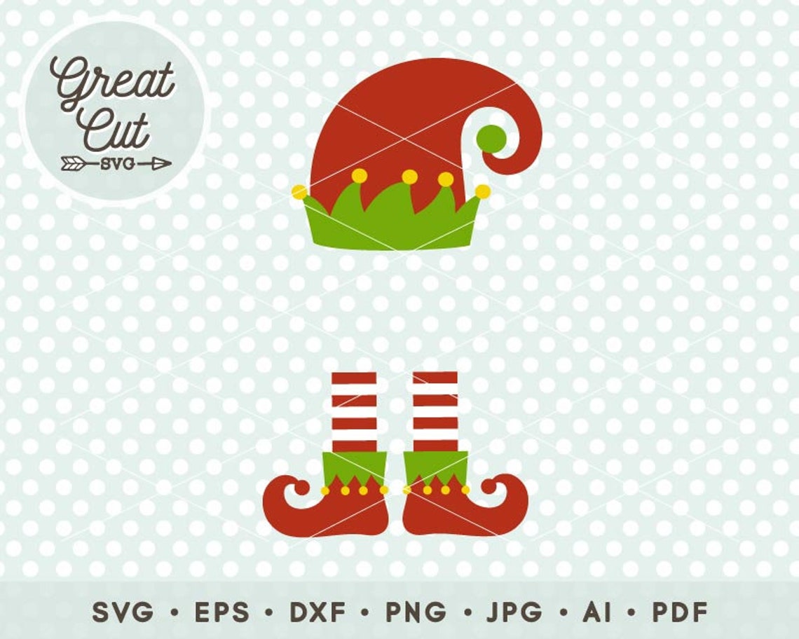 Elf Monogram Svg Christmas Monogram Elf Svg Kids Christmas | Etsy