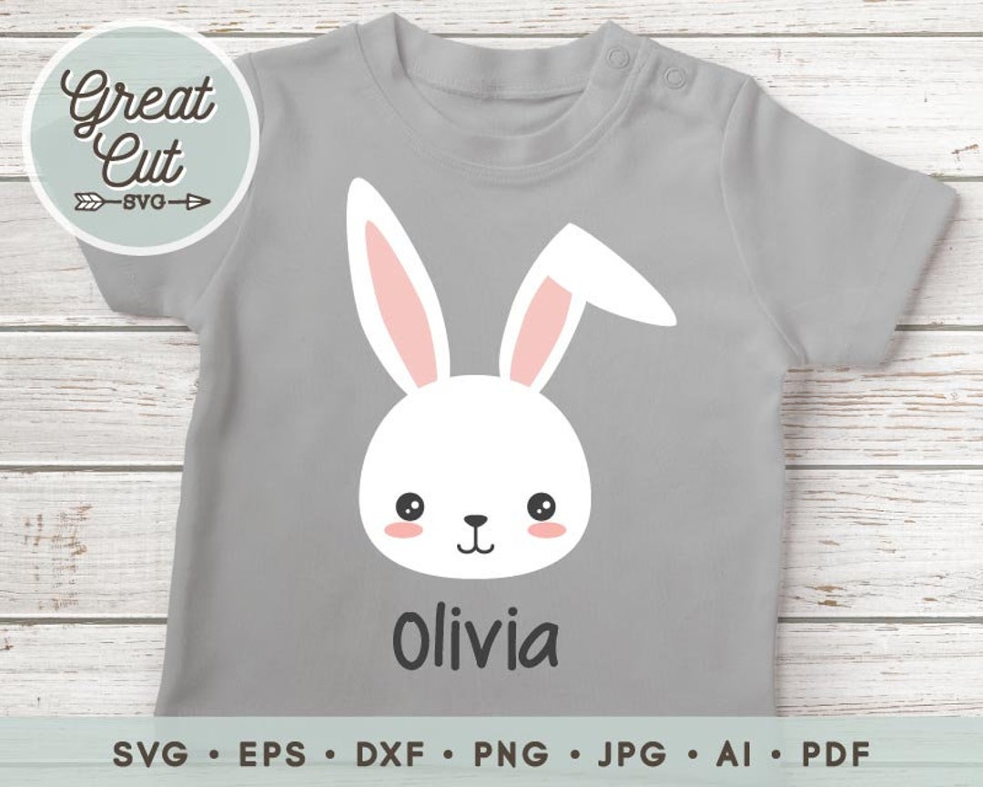 Easter Bunny Svg Easter Svg Bunny Name Svg Rabbit Split - Etsy