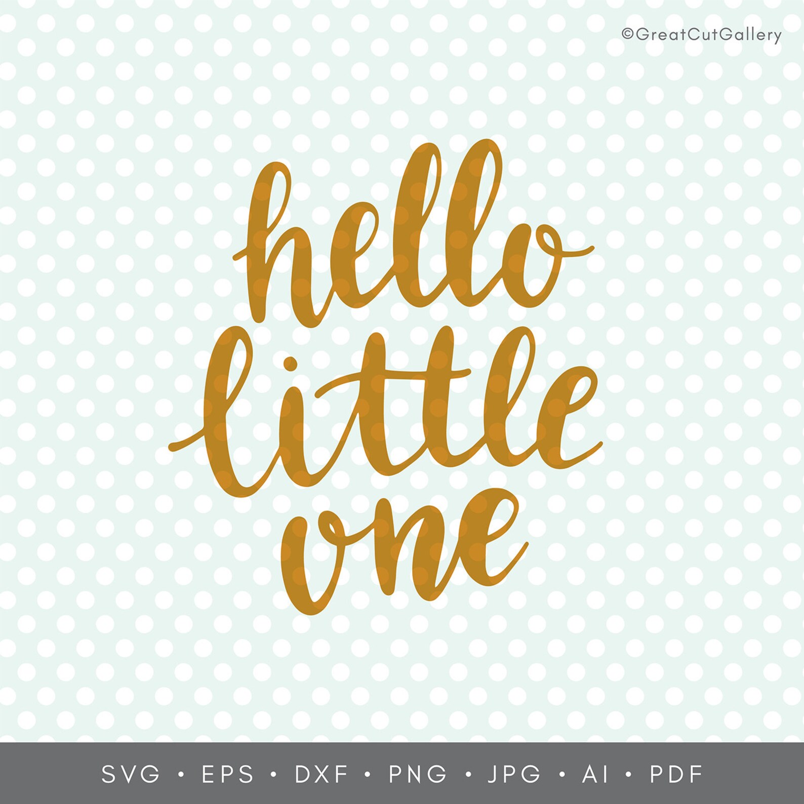 Little One SVG Hello Little One Svg Hello World Svg Birth - Etsy