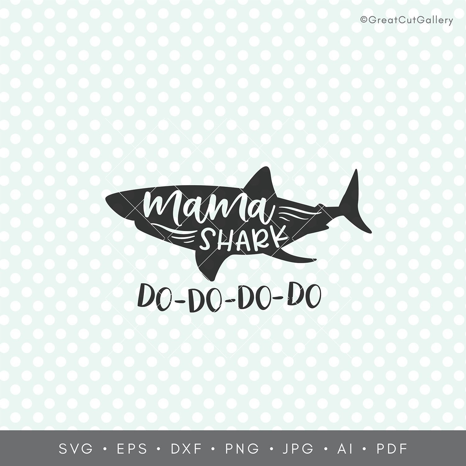 Mama Shark Clipart