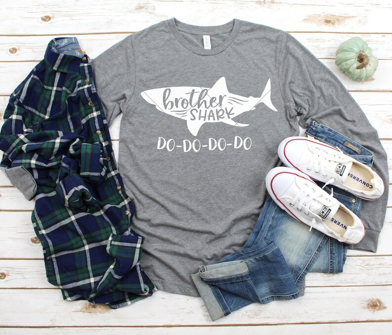 Brother Shark Svg Brother Svg Do-do-do-do Svg Shark Svg - Etsy