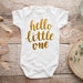 Little One SVG, Hello Little One Svg, Hello World Svg, Birth ...