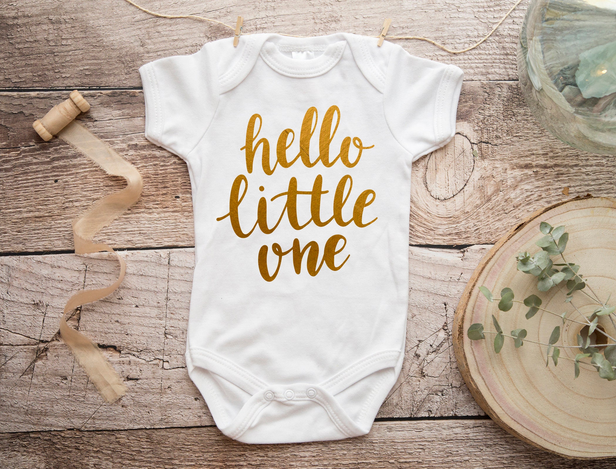 Little One SVG Hello Little One Svg Hello World Svg Birth - Etsy