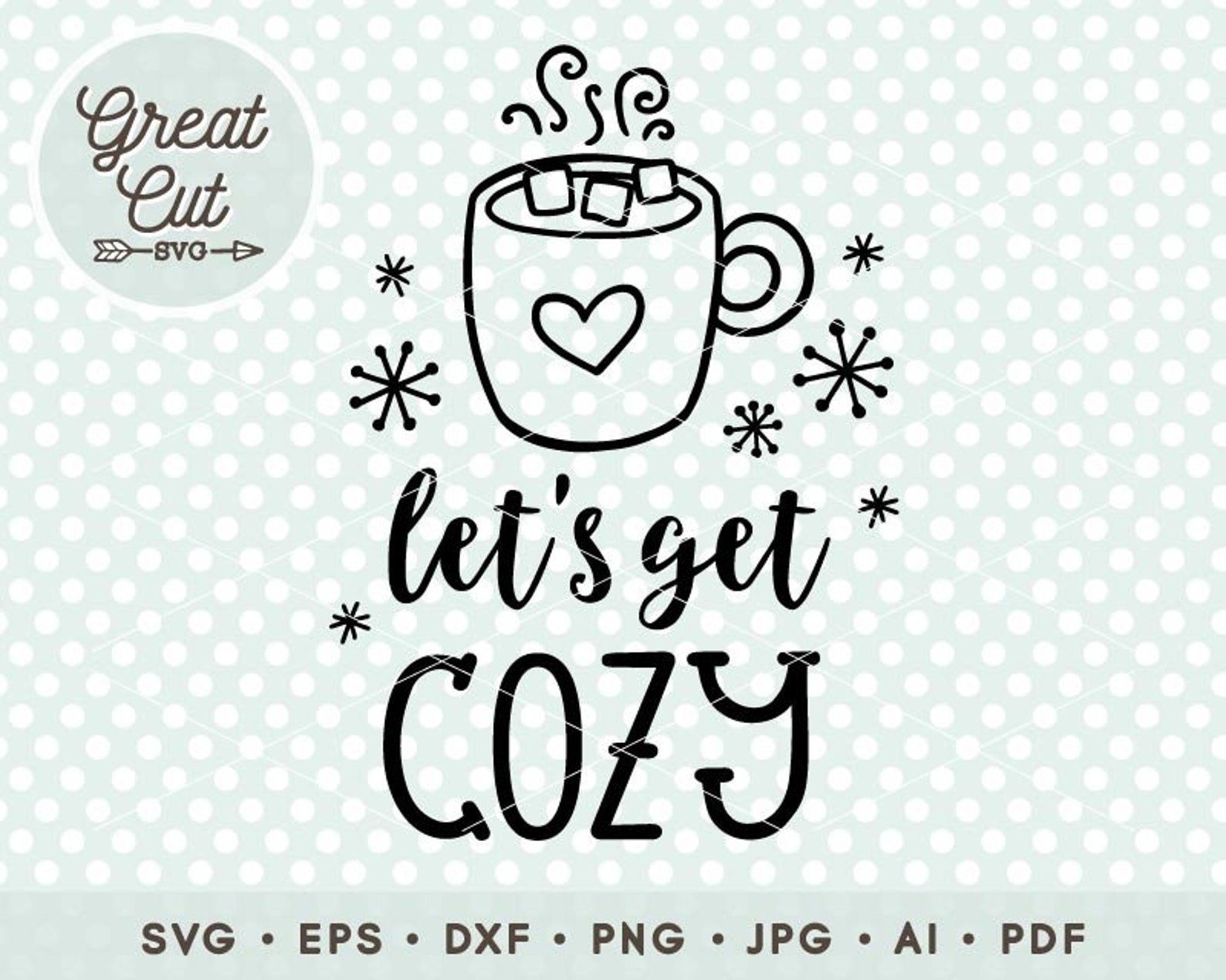 Let's Get Cozy Svg Rustic Sign Svg Farmhouse Sign Svg - Etsy