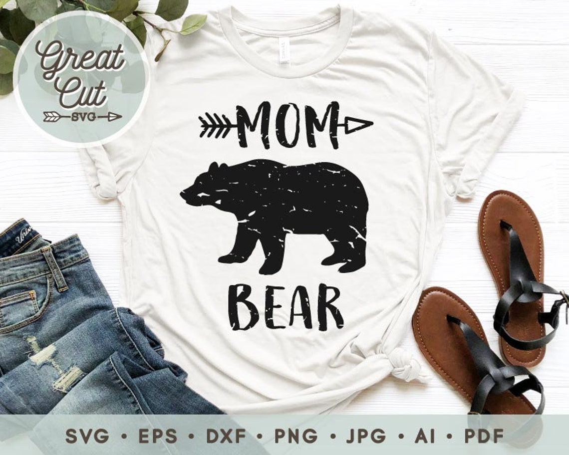Mom Bear Svg Mama Bear Svg Bear Svg Mama Svg Bear Vector - Etsy