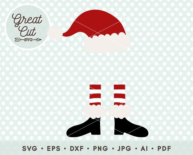 Santa Monogram Svg Christmas Svg Boy Christmas Svg Kids - Etsy