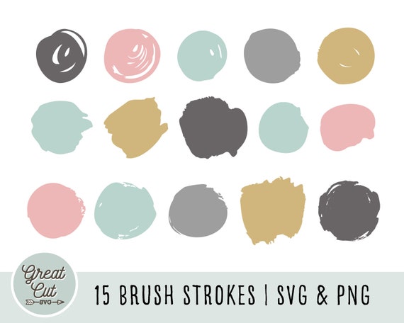 Paint Brush Stroke svg Paint Brush svg keychain svg key | Etsy