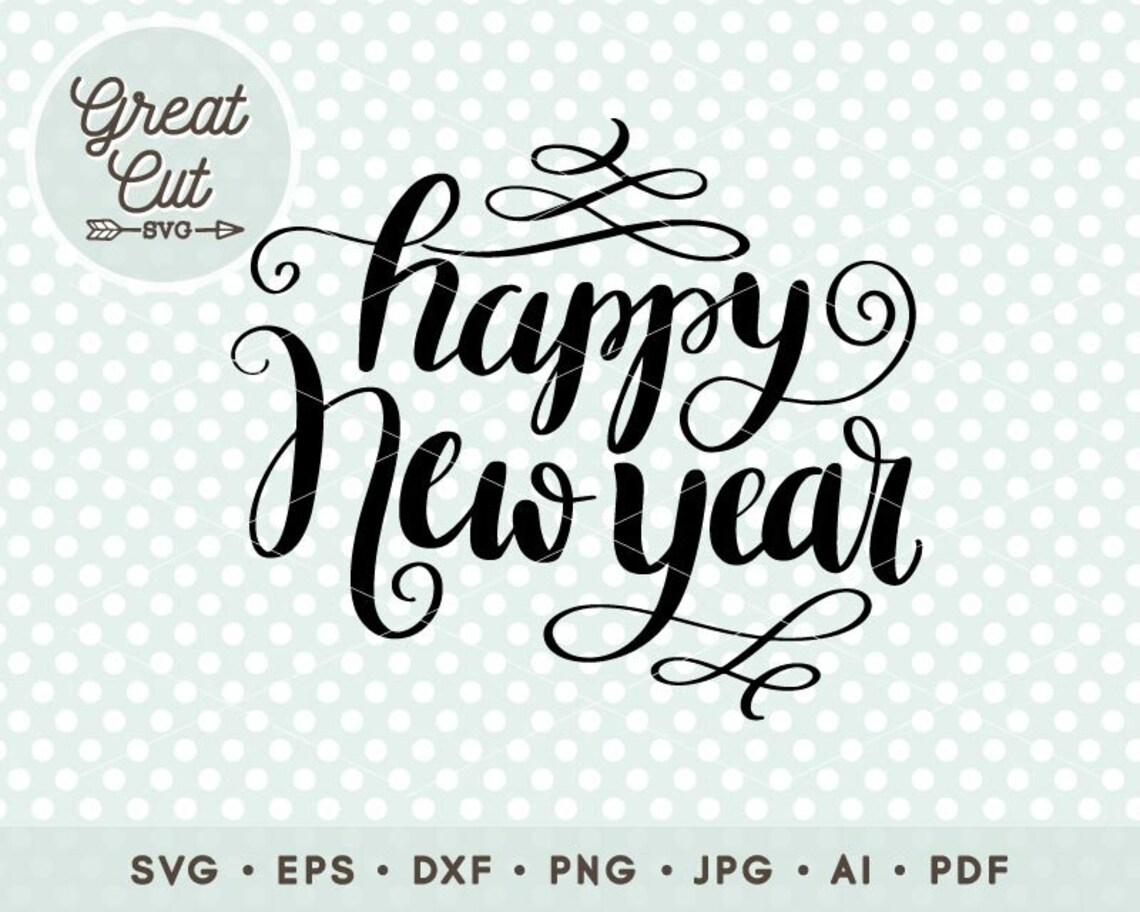 Happy New Year 2019 Svg New Year Svg Shirt Grunge New | Etsy