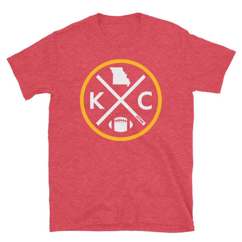 Retro Kansas City Football Emblem Vintage KC T-shirt - Etsy