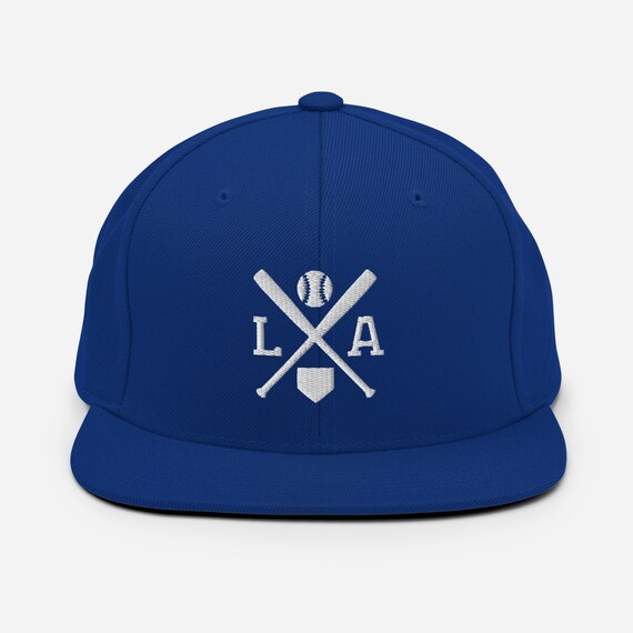 LA Baseball Bats Retro Los Angeles Snapback Hat Baseball Cap - Etsy