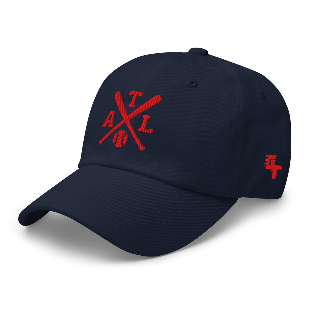 Atlanta Baseball Bats Retro ATL Baseball Cap Dad Hat - Etsy