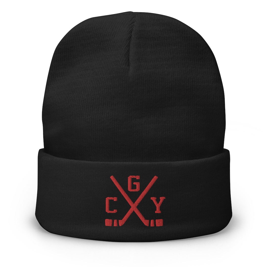 Calgary Hockey Sticks Retro CGY Embroidered Winter Beanie Cap Hat - Etsy