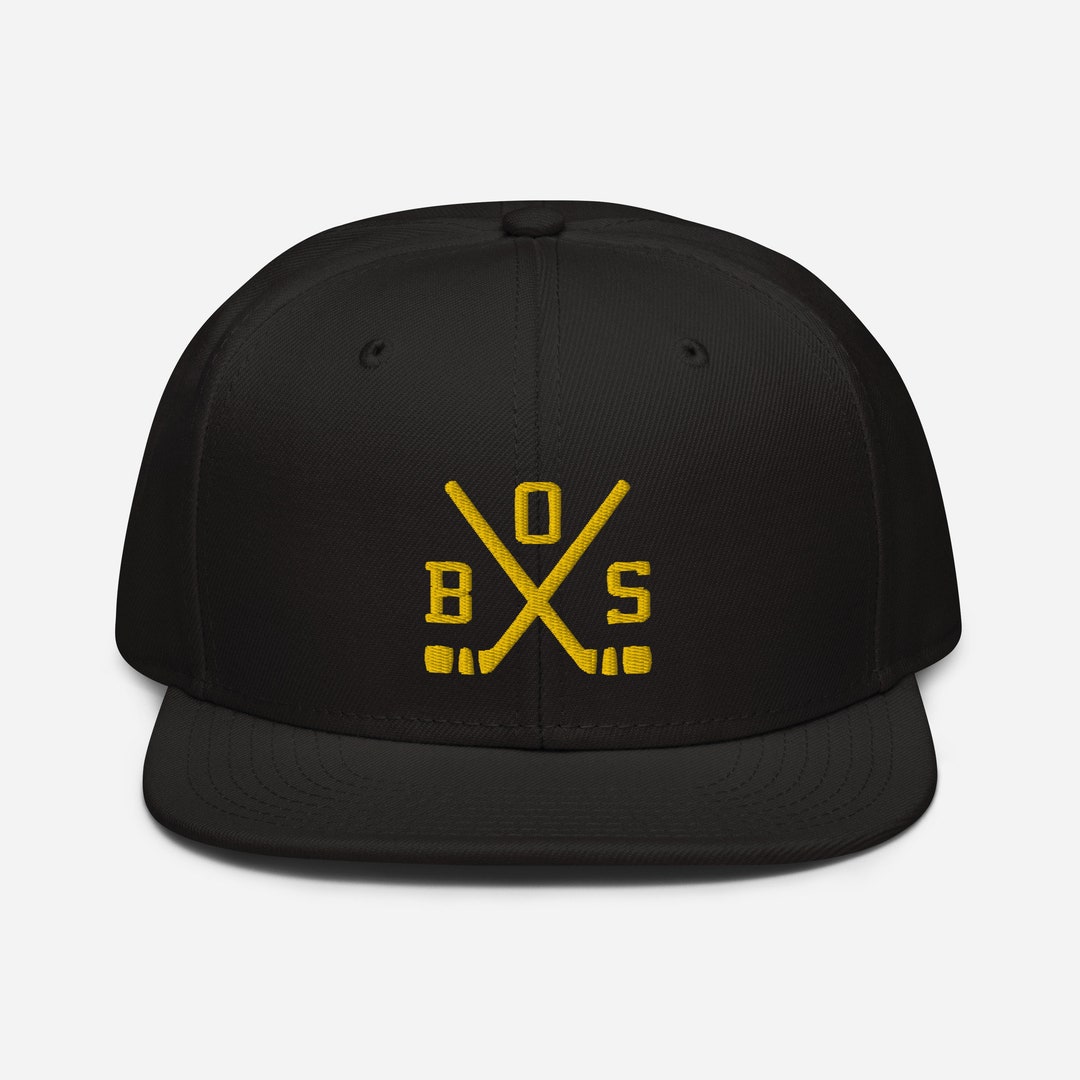 Boston Hockey Sticks Retro BOS Snapback Hat Baseball Cap - Etsy New Zealand