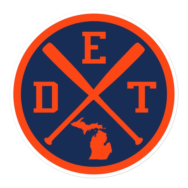 Detroit Tigers Decal - Etsy