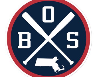 Atlanta Baseball Emblem Round Retro ATL Window Decal Bumper - Etsy