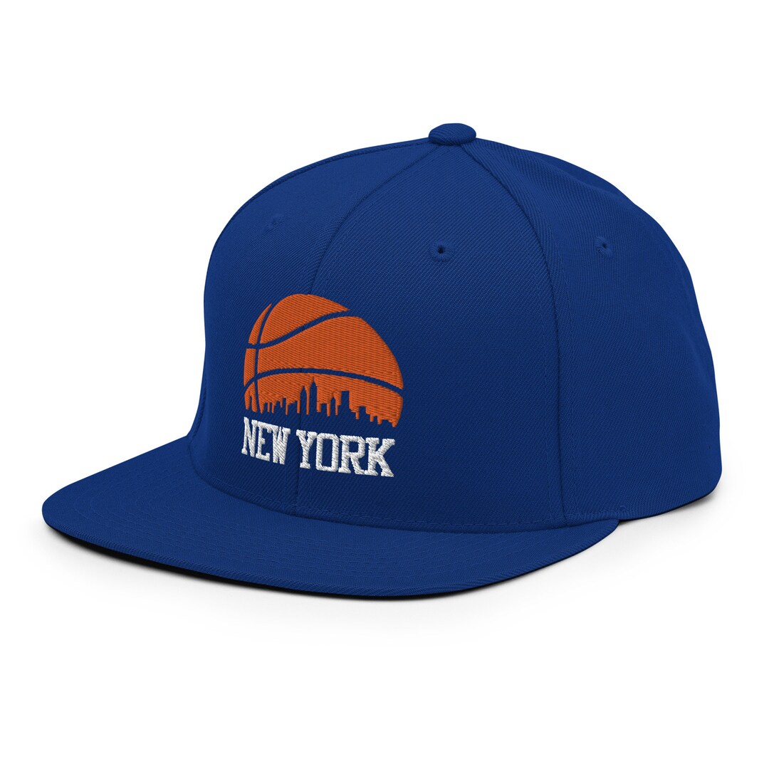 New York Basketball Skyline Retro NY Knick Snapback Hat Baseball Cap - Etsy