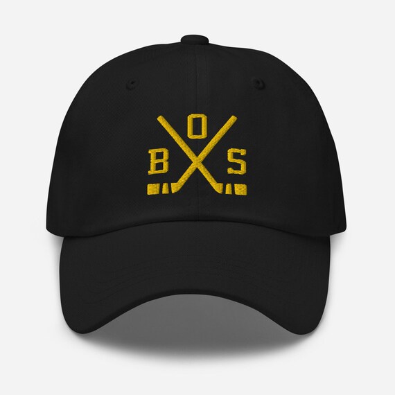 Boston Hockey Sticks Retro BOS Baseball Cap Dad Hat - Etsy