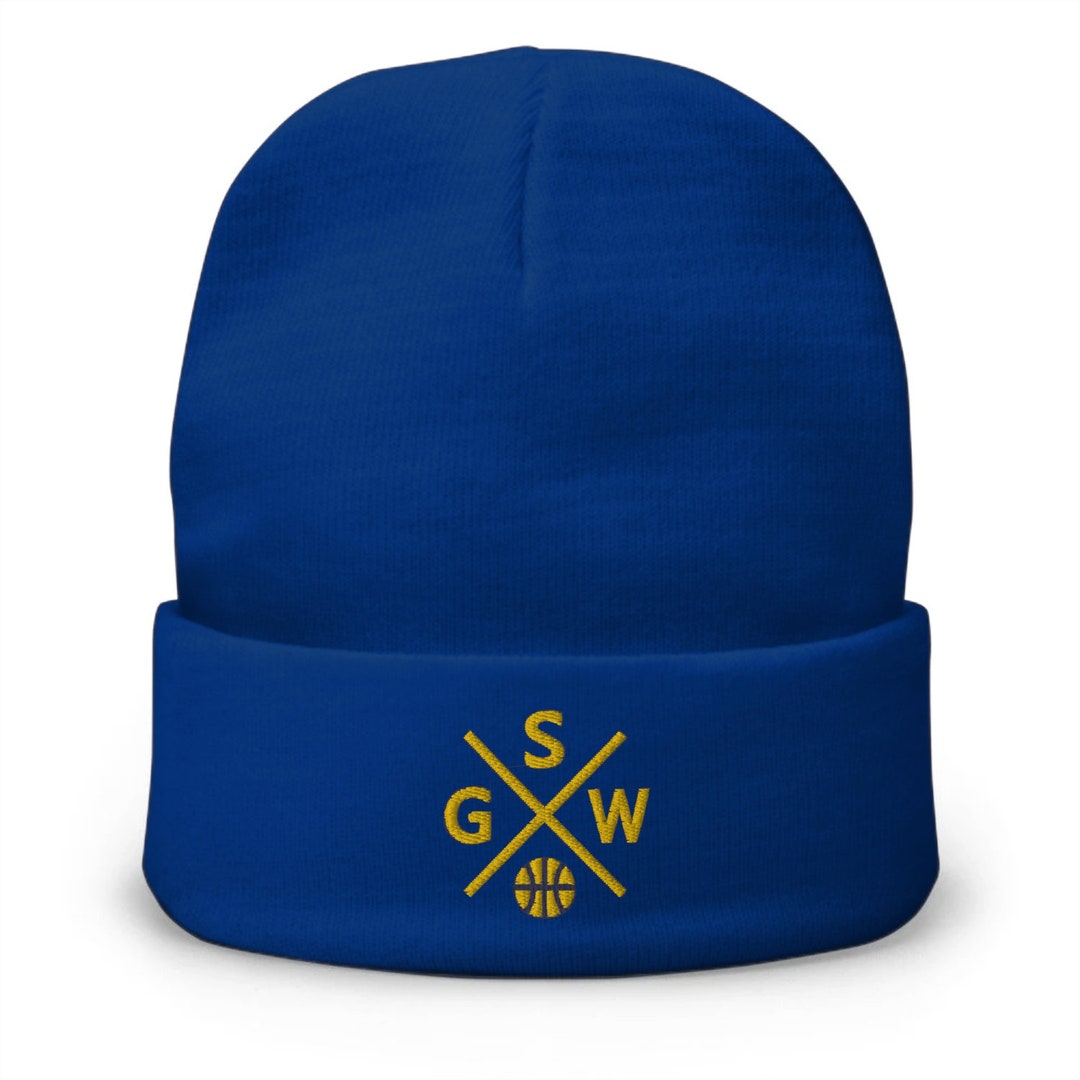 Golden State Basketball Retro GSW Cross Winter Beanie Cap Hat - Etsy