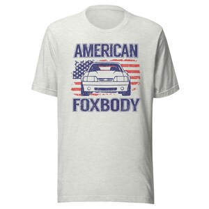 American Foxbody 5.0 Mustang USA Flag Classic Muscle Car T-shirt - Etsy