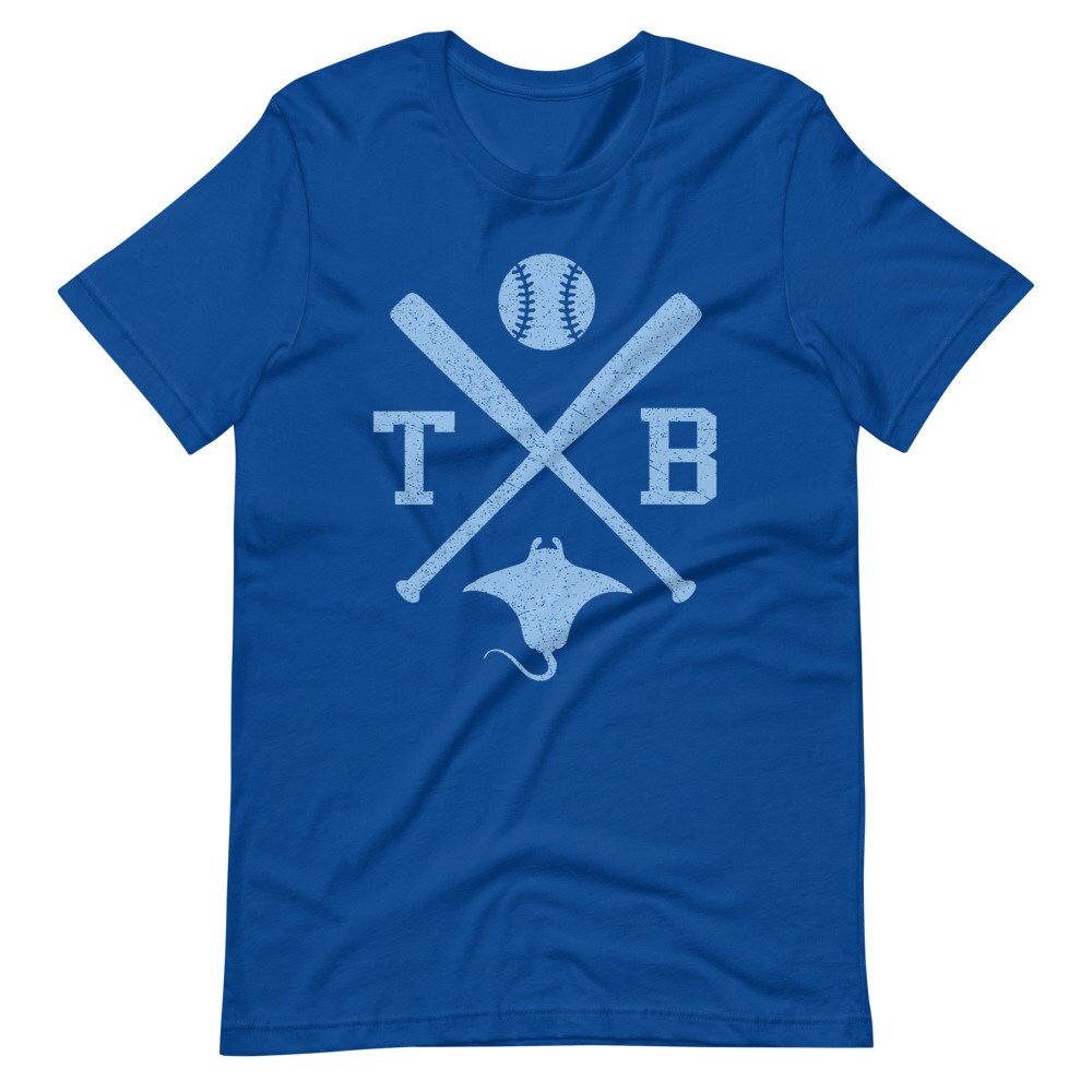 Vintage Tampa Bay Baseball Bats Retro TB Unisex T-shirt | Etsy