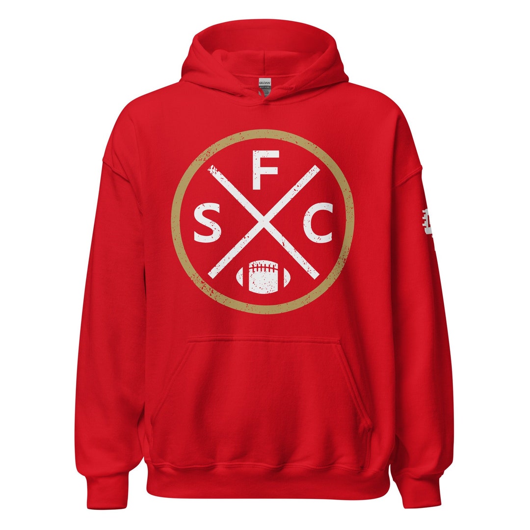 Retro San Francisco Football Emblem Vintage SFC Pullover - Etsy