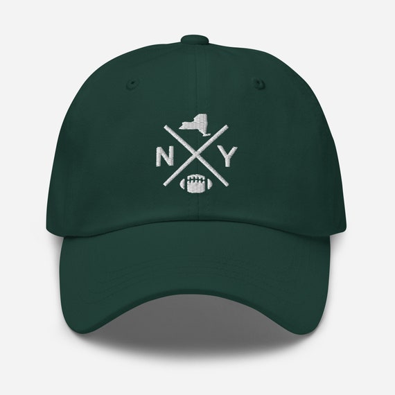 NY Football Retro New York Cross Baseball Cap Dad Hat - Etsy