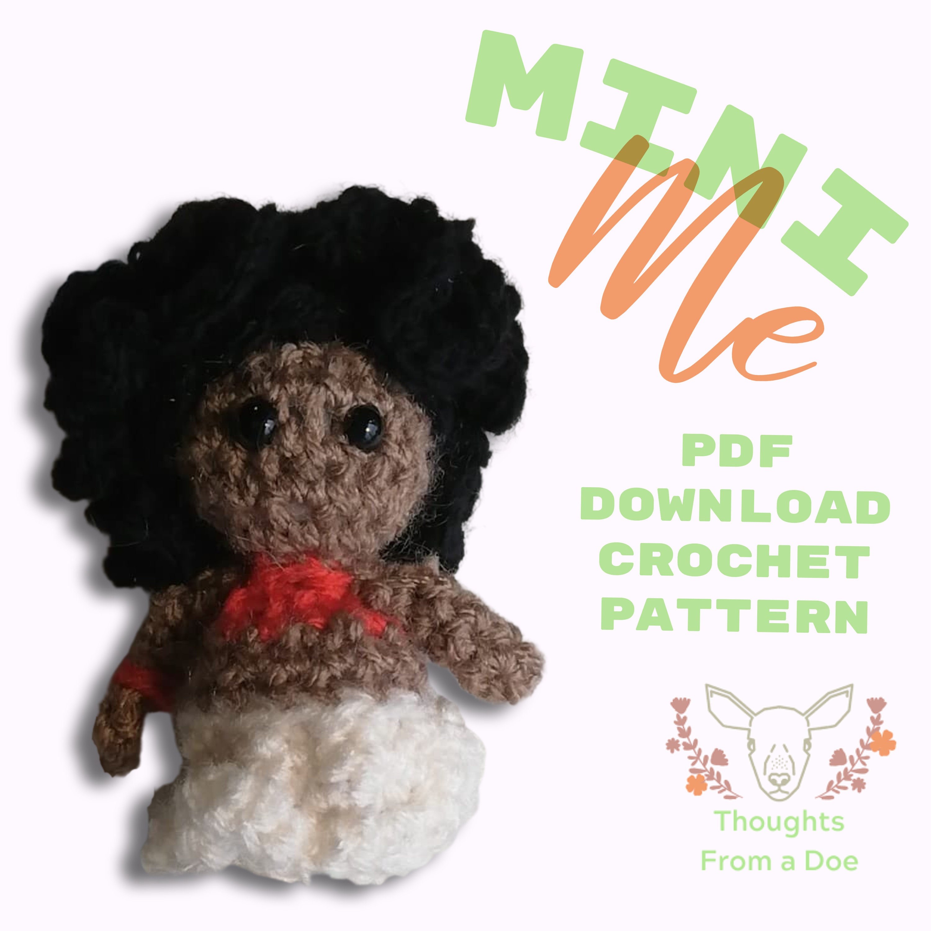 Mini Me Crochet Doll Amigurumi Pattern - Etsy