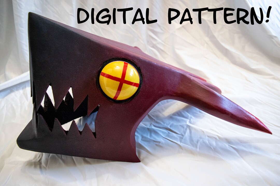 Power Devil-form Cosplay Mask Digital Pattern and Instructions - Etsy
