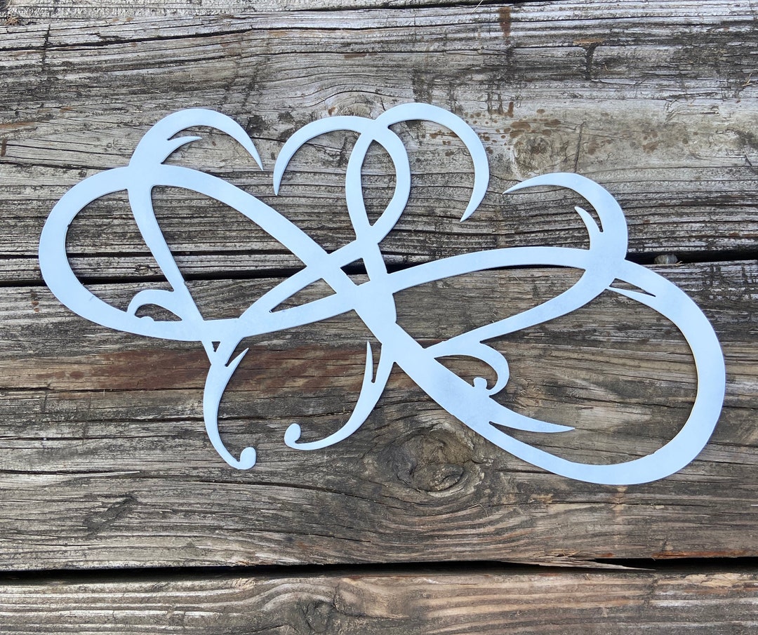 Infinity Heart Metal Art Gifts Metal Wall Art Art Home - Etsy