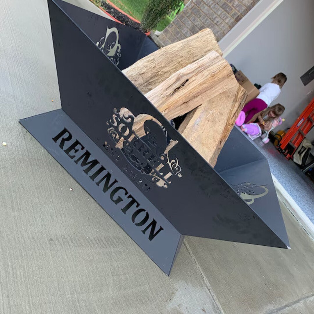 Personalized Metal Art Fire Pit - Etsy