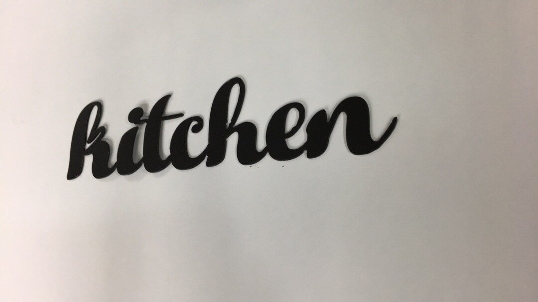 Kitchen Metal Art Sign - Etsy