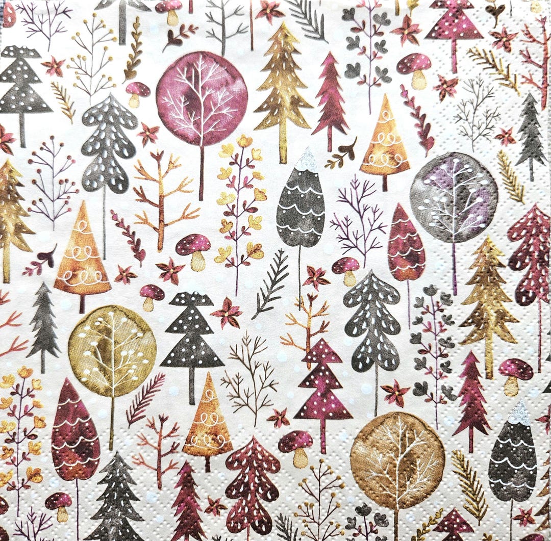 Set of 3 Units Paper Napkins for Decoupage Art Paper Tissue Craft ...