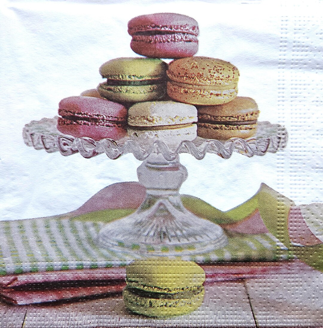 Set of 3 Single Units Paper Napkins for Decoupage Art Paper Tissue ...