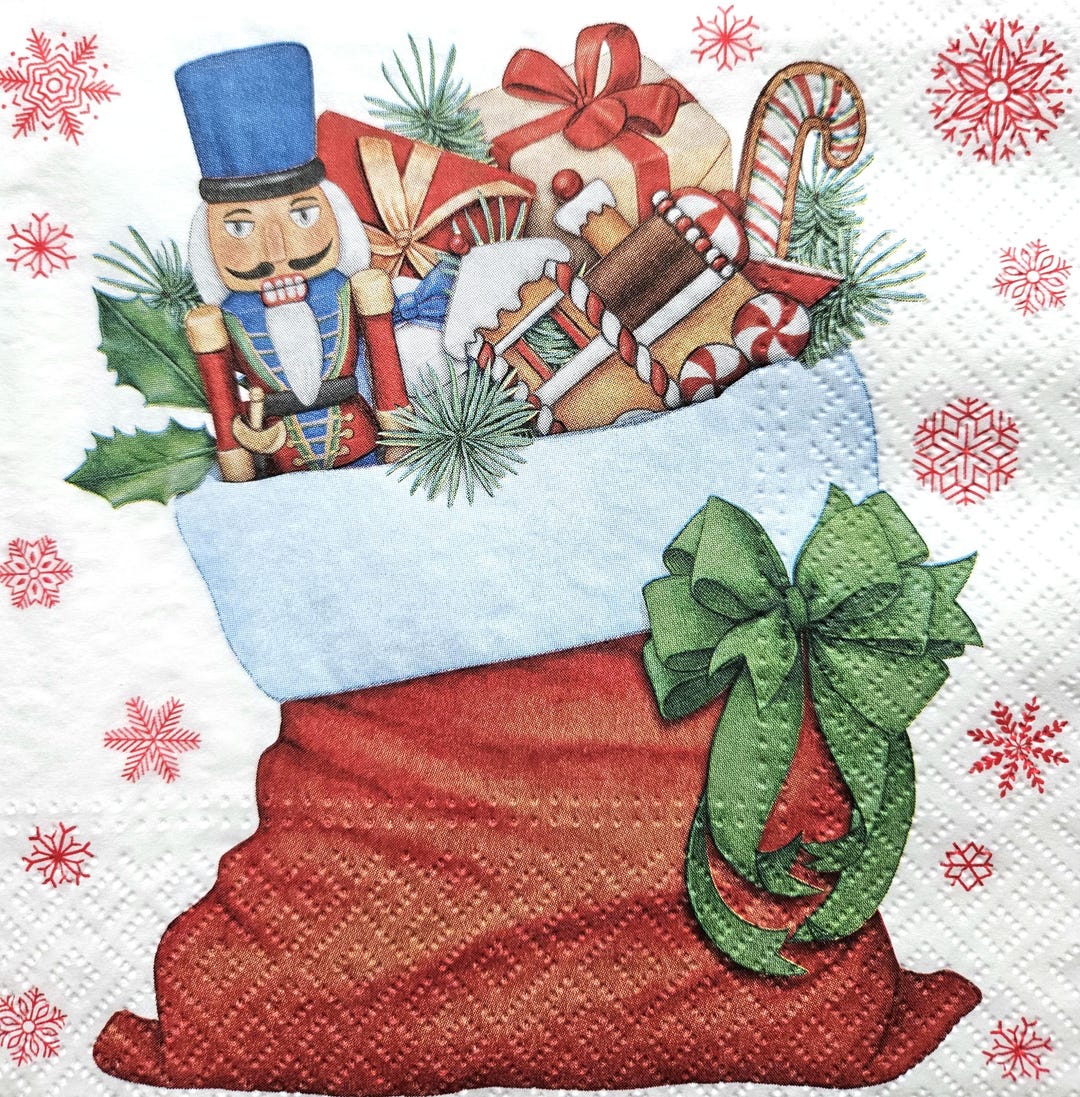 Set of 3 Single Units Paper Napkins for Decoupage Art Paper Tissue ...