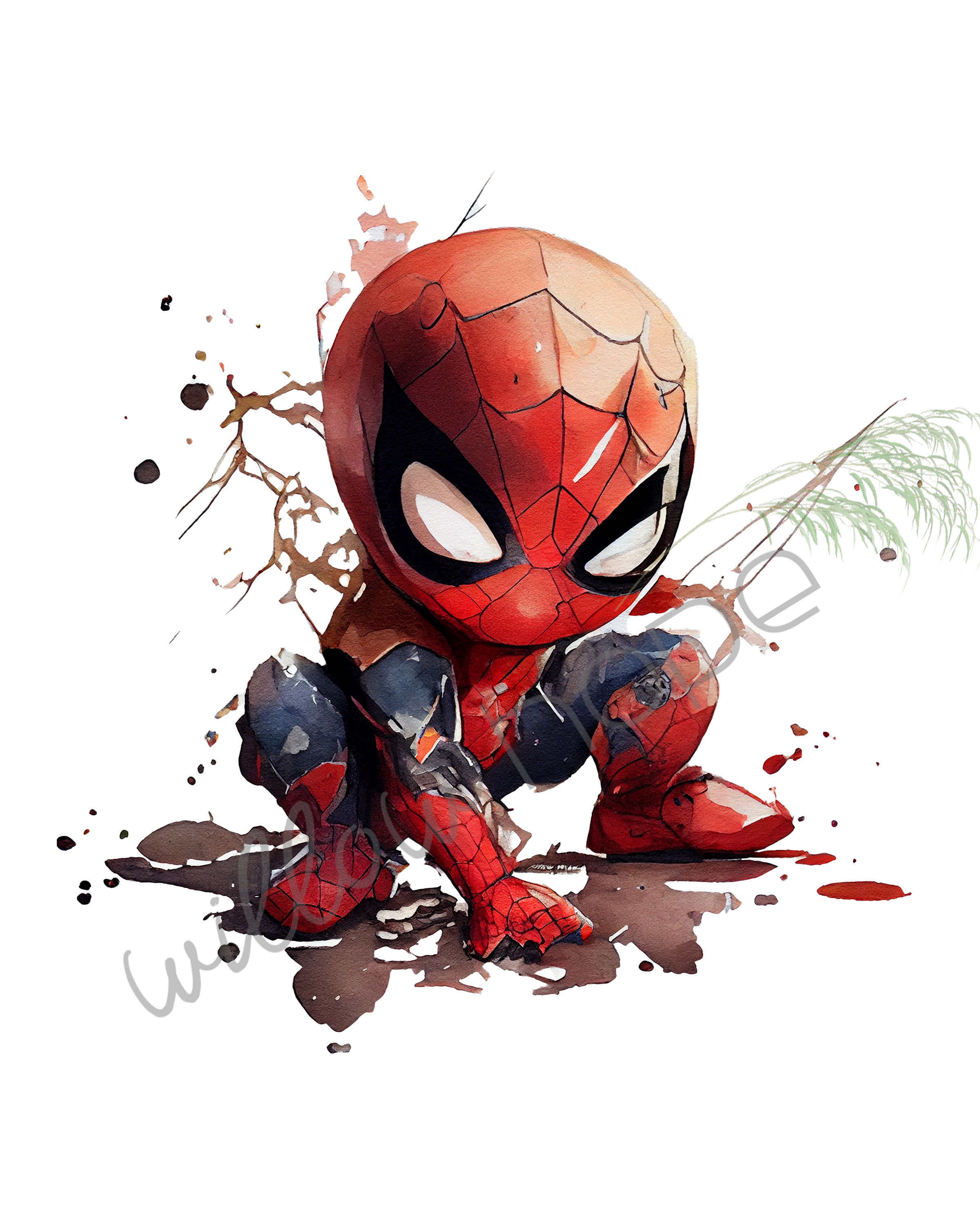 Cutest Spider-man - Kids Room, Nursery or Bedroom Wall Decor - Instant ...