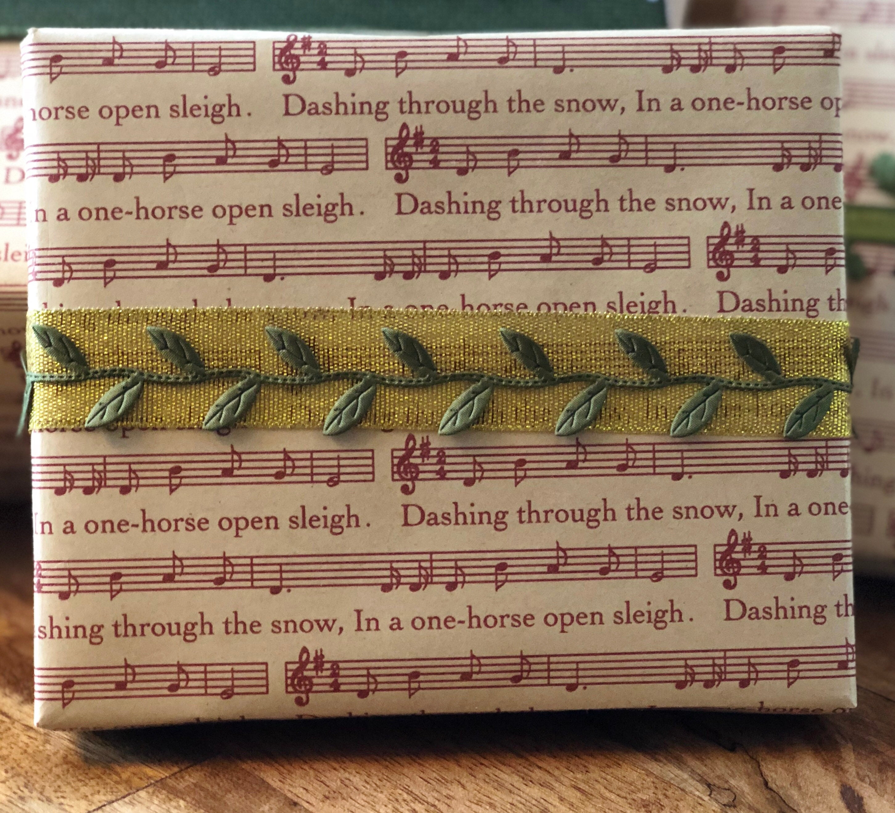 Green Leaf Ribbonleaf Trimrustic Ribbon Woodland - Etsy